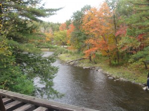 Mascoma River from tressle bridge | The Mascoma River Greenway